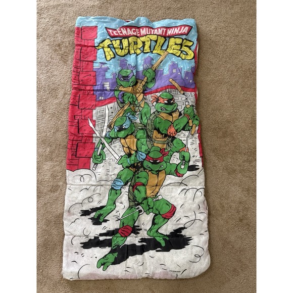 Pajamas | 1988 Teenage Mutant Ninja Turtles Tmnt Sleeping Bag Vintage ...